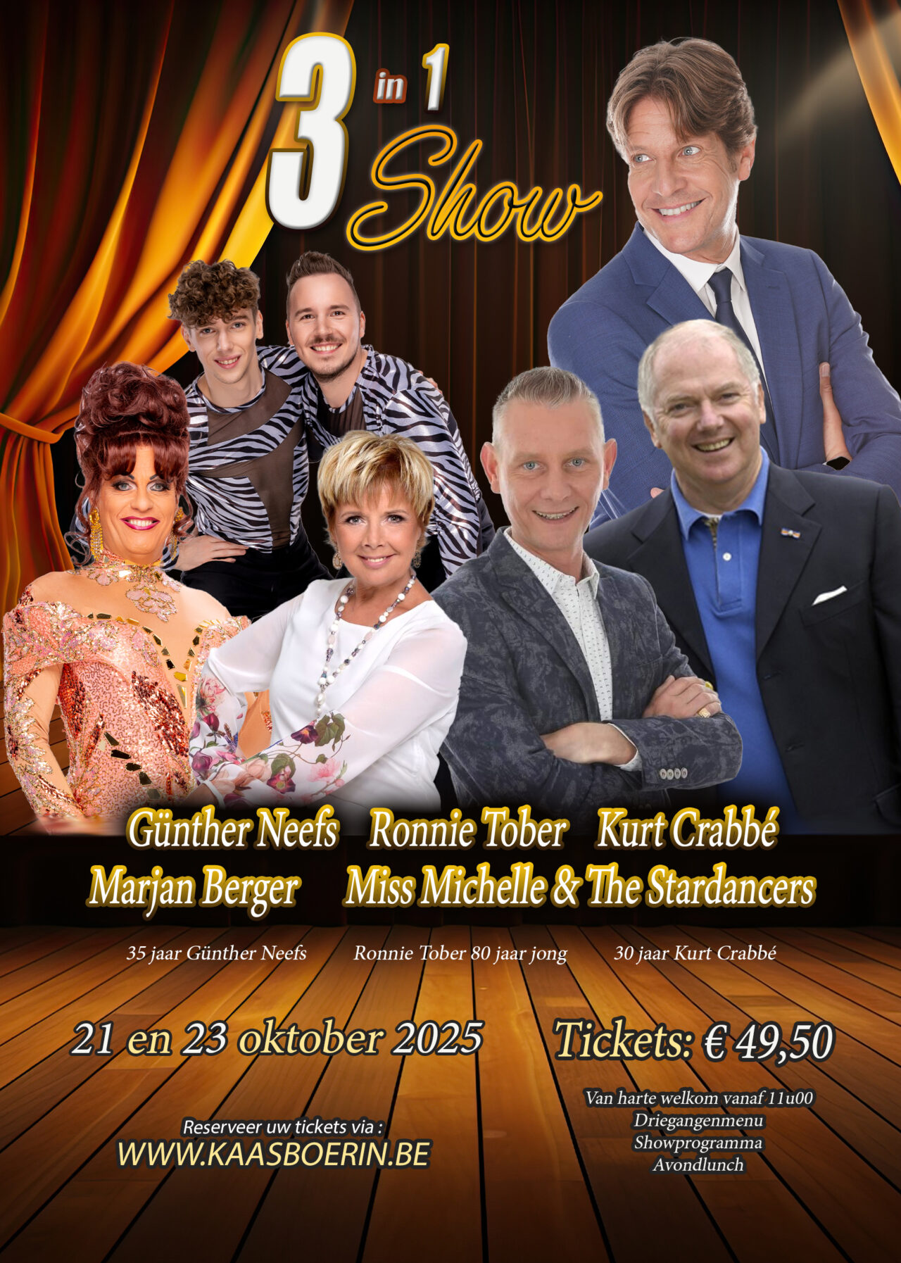 Middagshows 2025 - Kaasboerin